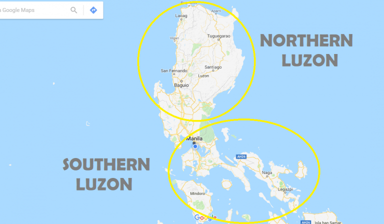 Luzon map - Deztreks